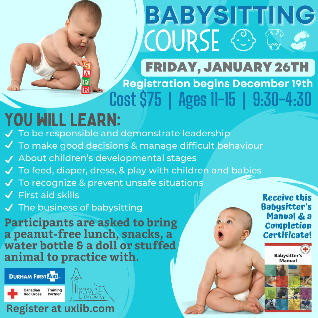 Uxbridge Public Library – Reading. Learning. Growing Together.